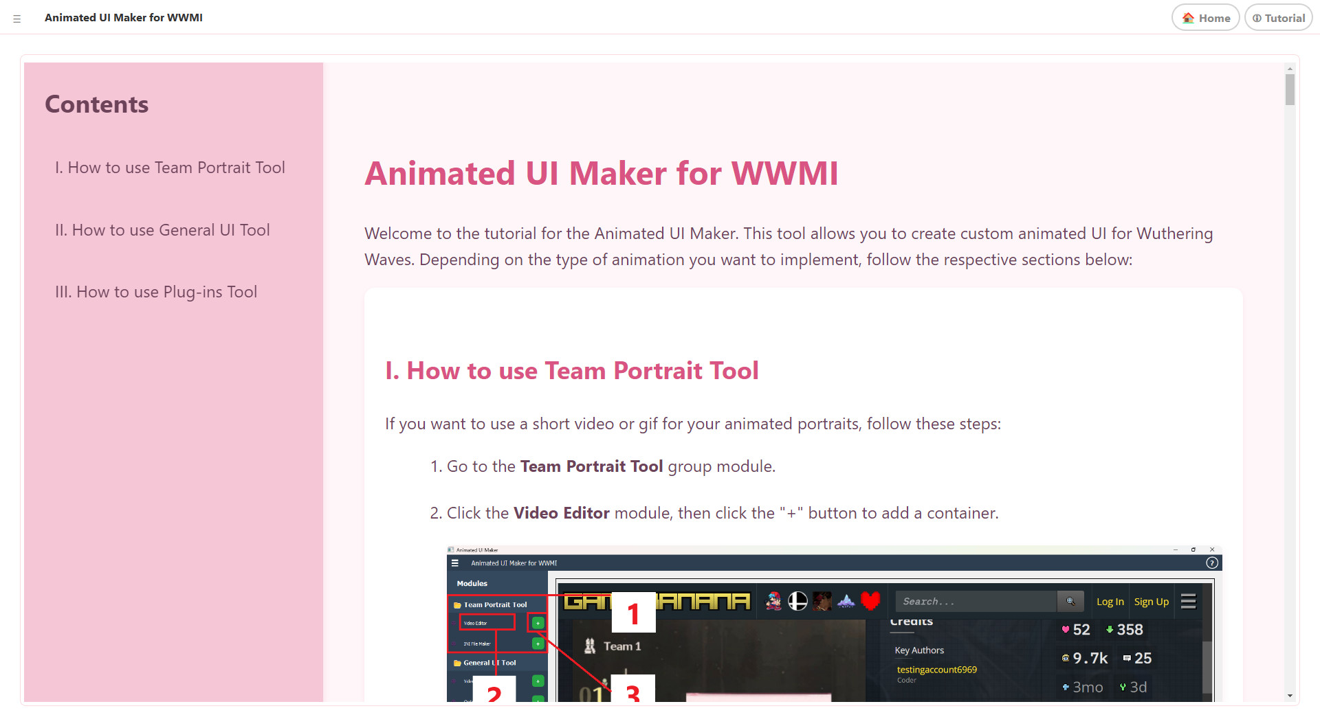 UI Mod Maker for WWMI Mod for Wuthering Waves | WuWa Mods