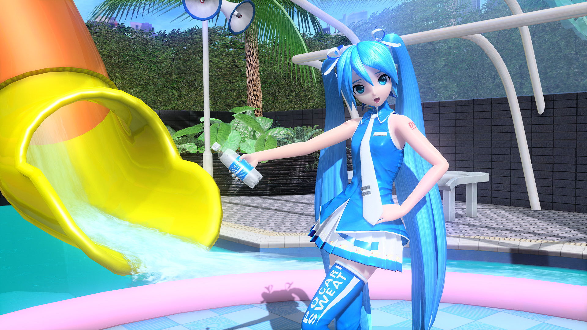 Pocari Miku Mod for Hatsune Miku: Project DIVA Mega Mix+ | PDMegaMix+ Mods