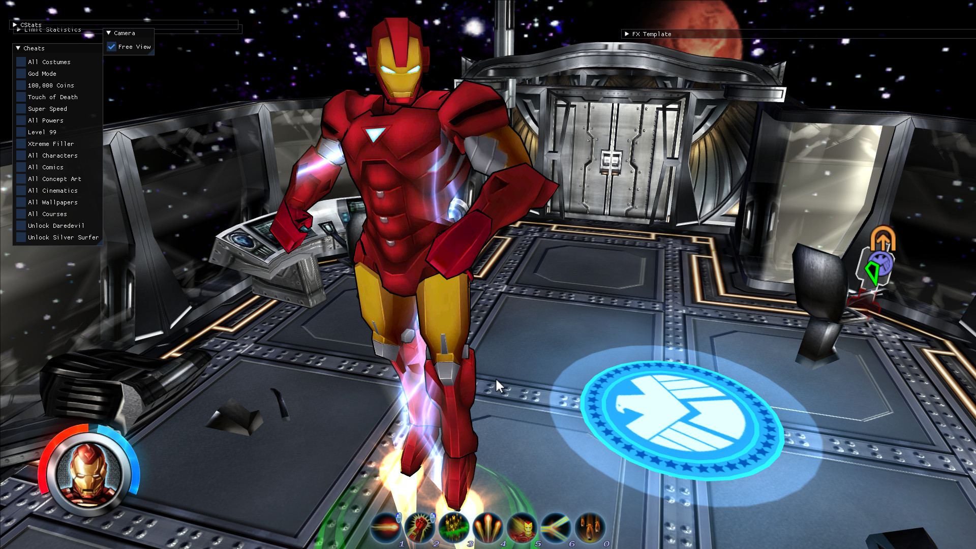 Disk Wars - Iron Man Mod for Marvel: Ultimate Alliance | MUA Mods