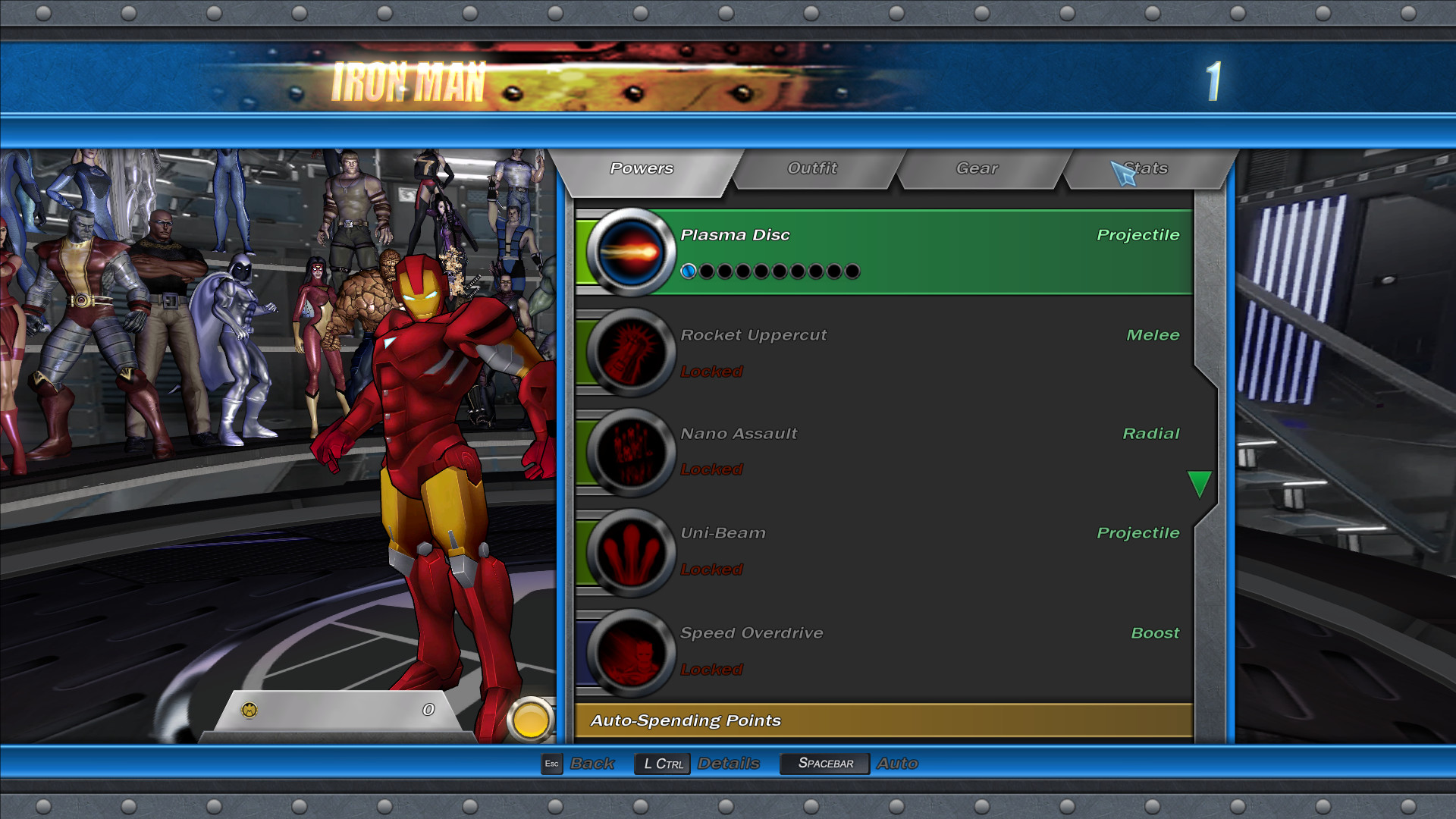 Disk Wars - Iron Man Mod for Marvel: Ultimate Alliance | MUA Mods