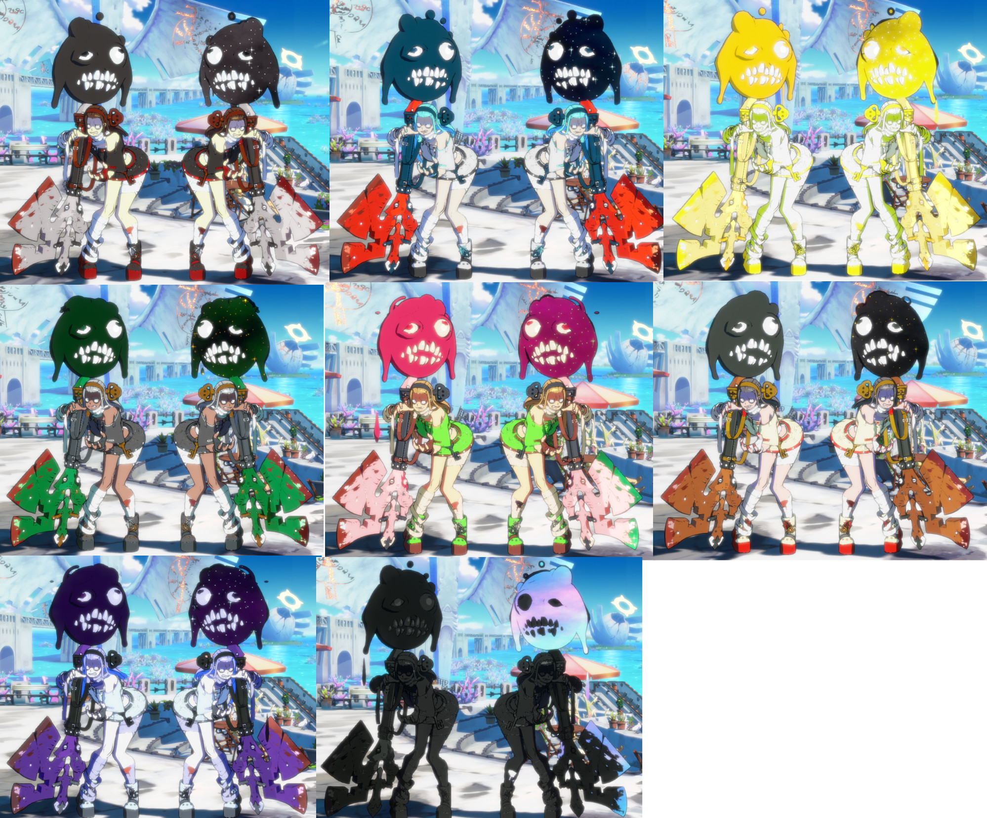 All Old ABA Colors in Strive (+starry variants!) Mod for GUILTY GEAR ...