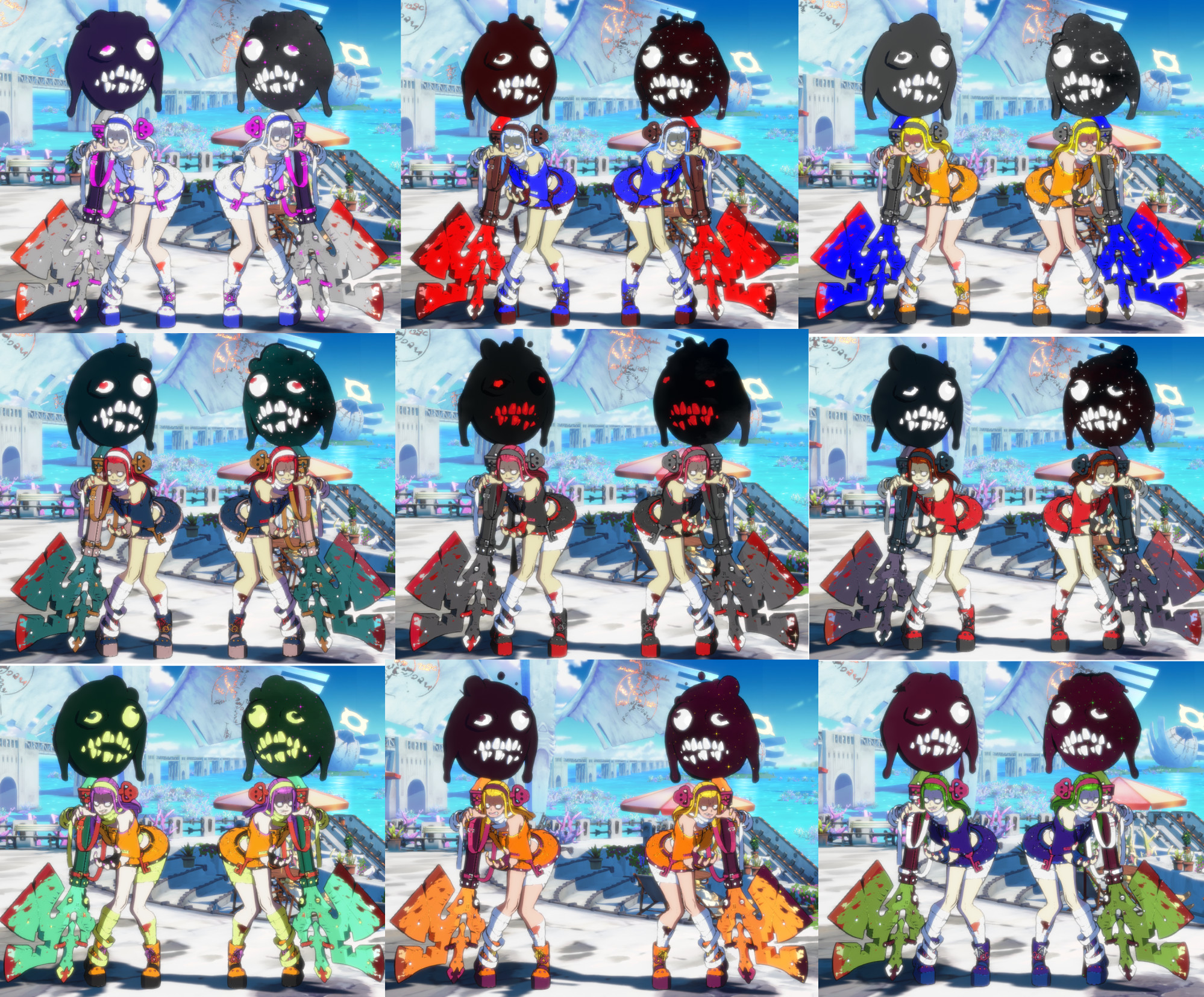 All Old ABA Colors in Strive (+starry variants!) Mod for GUILTY GEAR ...
