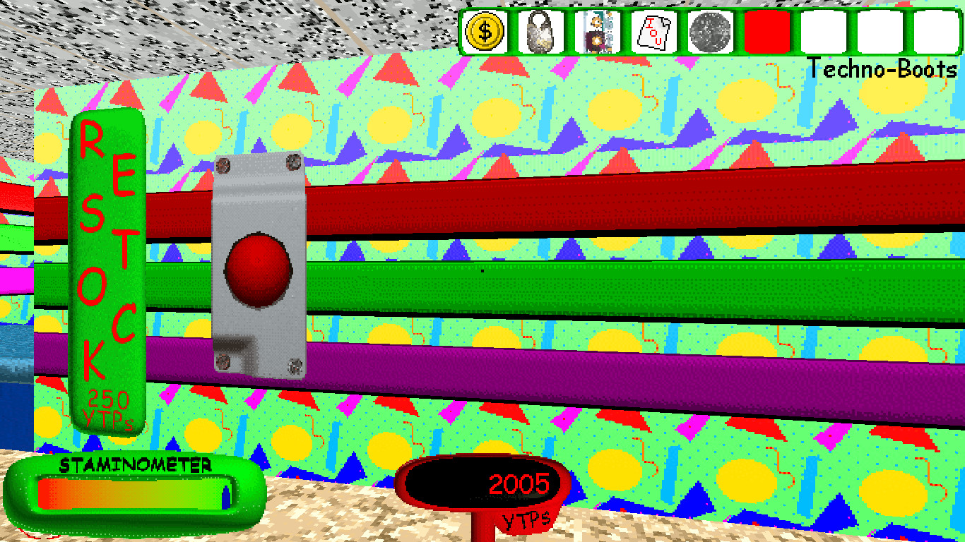 Levers instead of buttons Mod for Baldi's Basics | Baldi Mods