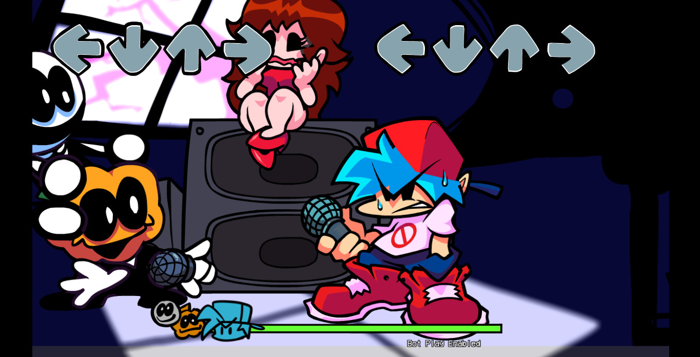 Gmack's Funked Up P.A. Boyfriend (V-Slice) Mod for Friday Night Funkin ...