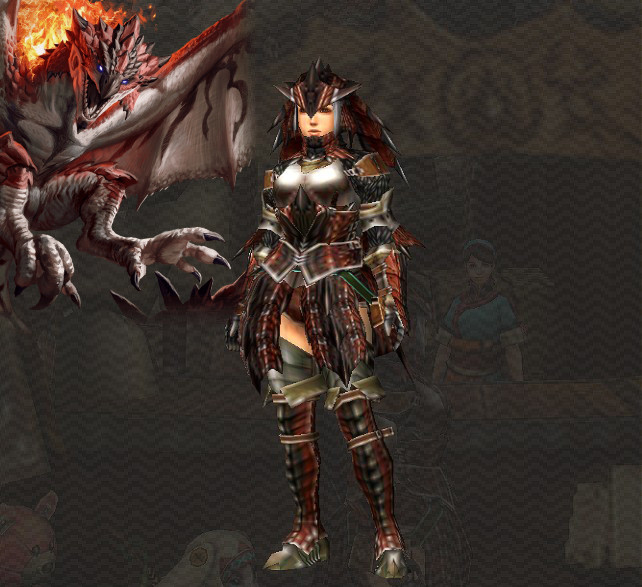 F.Classic Rathalos Armor Mod for Monster Hunter Portable 3rd | MHP3rd Mods