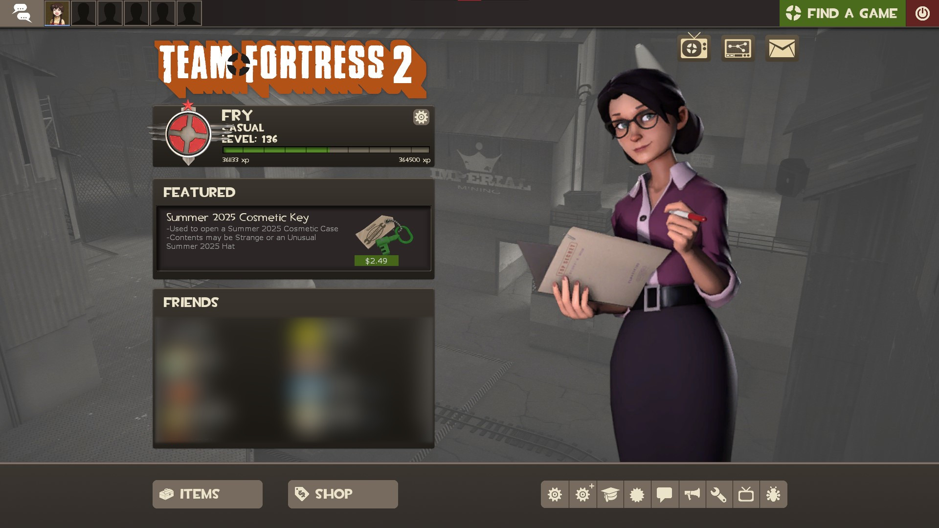 Fry Pauling Portraits Mod for Team Fortress 2 | TF2 Mods