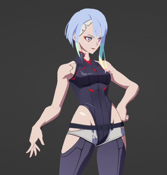 Lucy No Jacket Mod for GUILTY GEAR -STRIVE- | GGST Mods