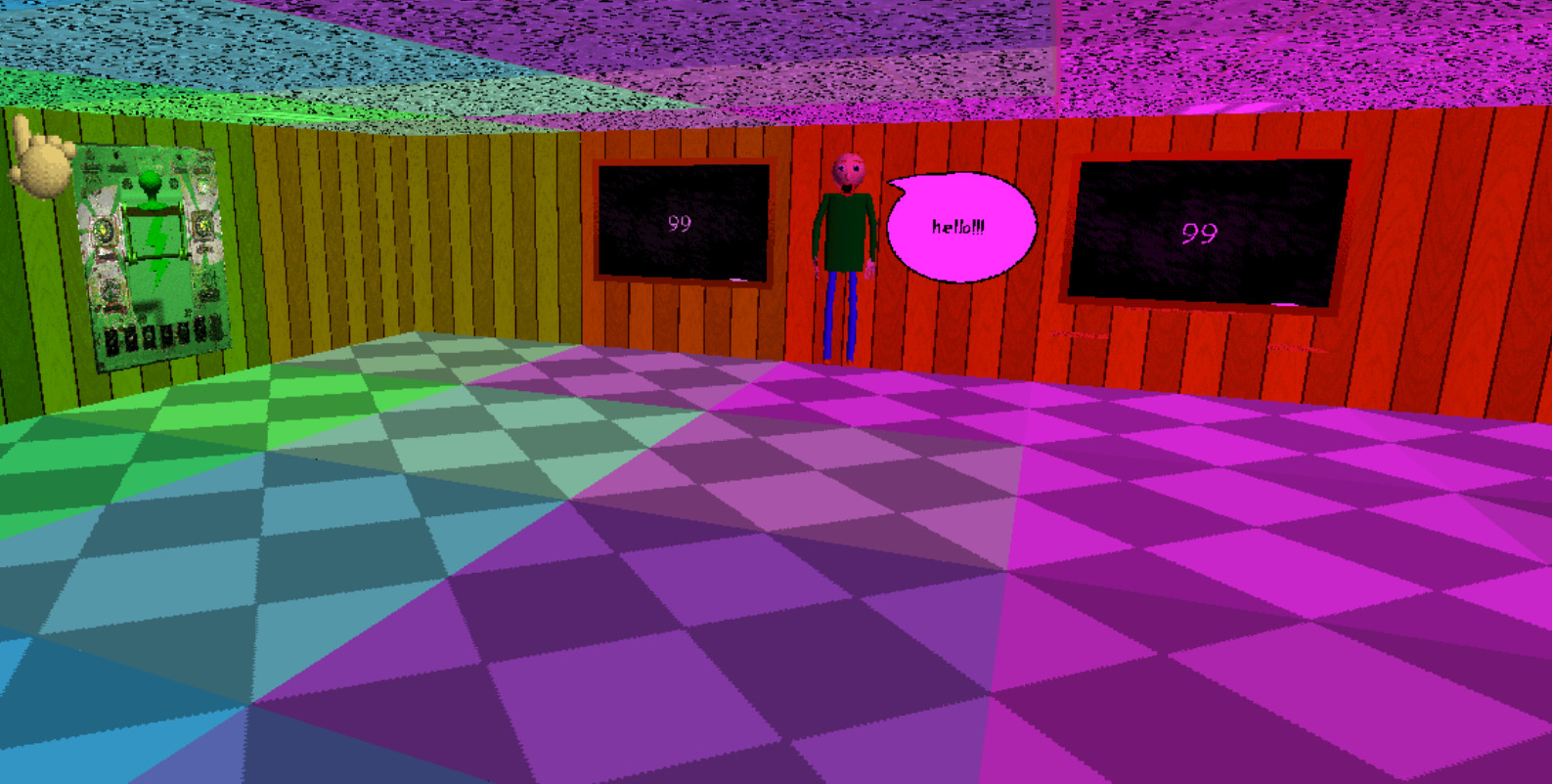 basement themed map Mod for Baldi's Basics | Baldi Mods