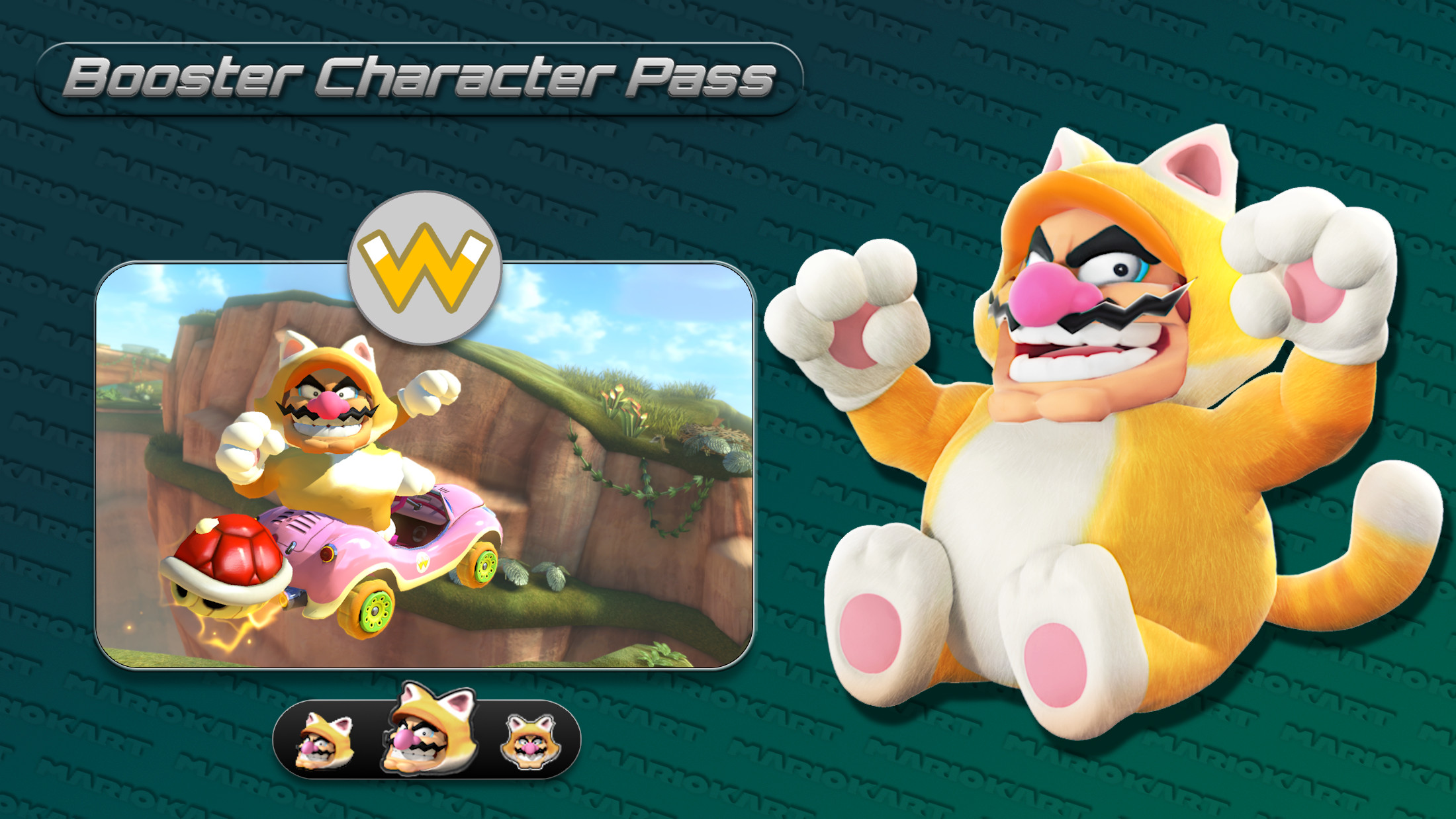 Cat Wario Mod for Mario Kart 8 Deluxe | MK8D Mods