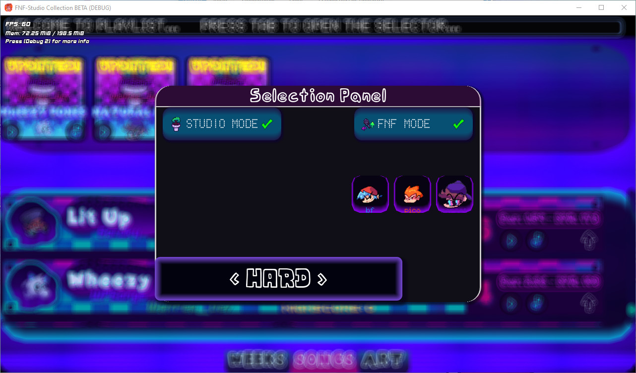 Studio Collection Beta Mod for Friday Night Funkin' | FNF Mods