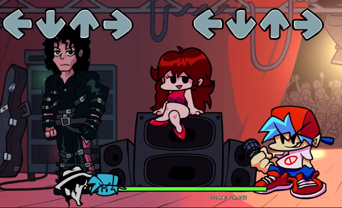 Mickel jackson one shot Mod for Friday Night Funkin' | FNF Mods