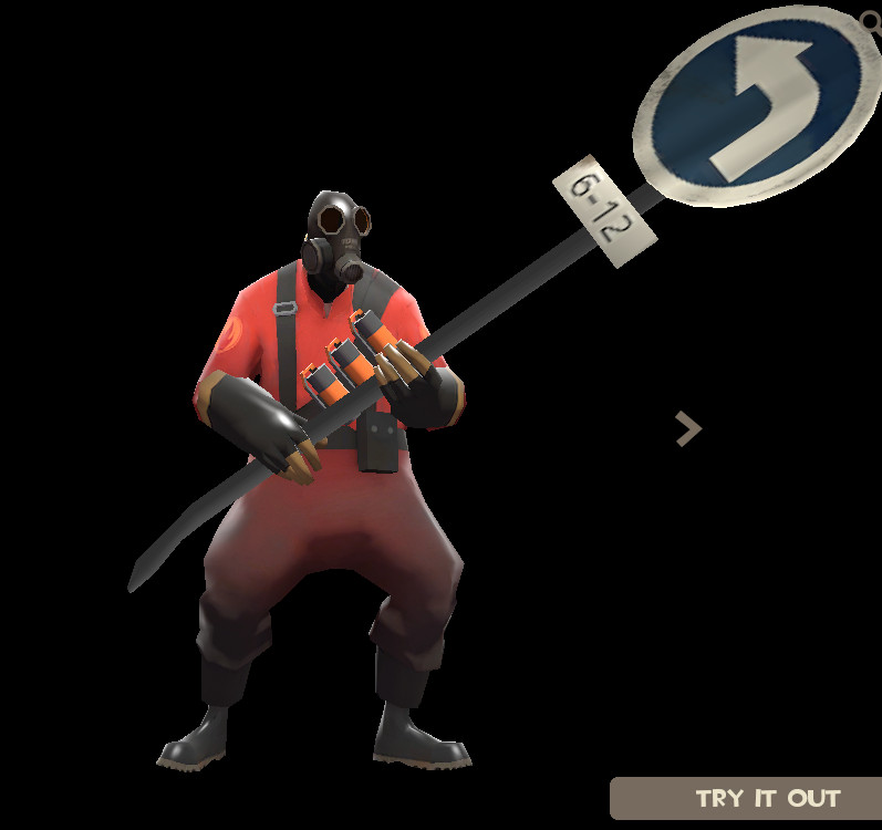 DIO stop sign-Axetinguisher Mod for Team Fortress 2 | TF2 Mods