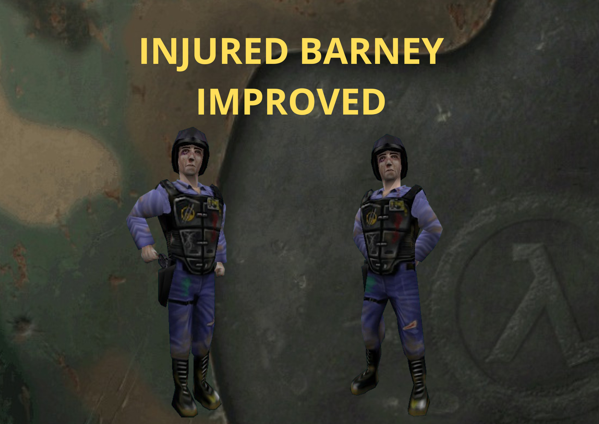 Injured Barney improved Mod for Half-Life: Opposing Force | HL:OF Mods