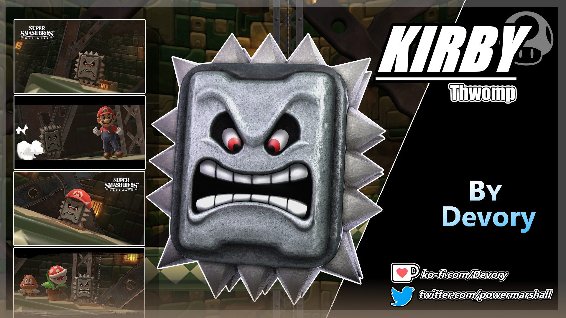 Thwomp Mod for Super Smash Bros. Ultimate | SSBU Mods