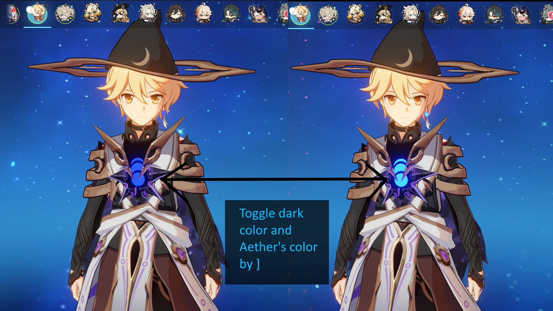 Moon's Executor Aether Mod for Genshin Impact | GI Mods