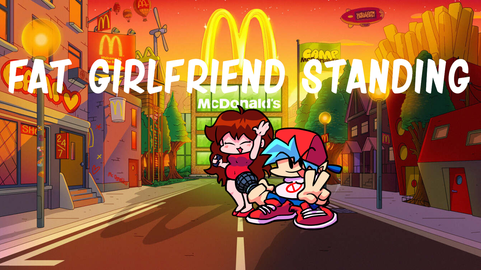 Fat Girlfriend Standing + FLA Mod for Friday Night Funkin' | FNF Mods