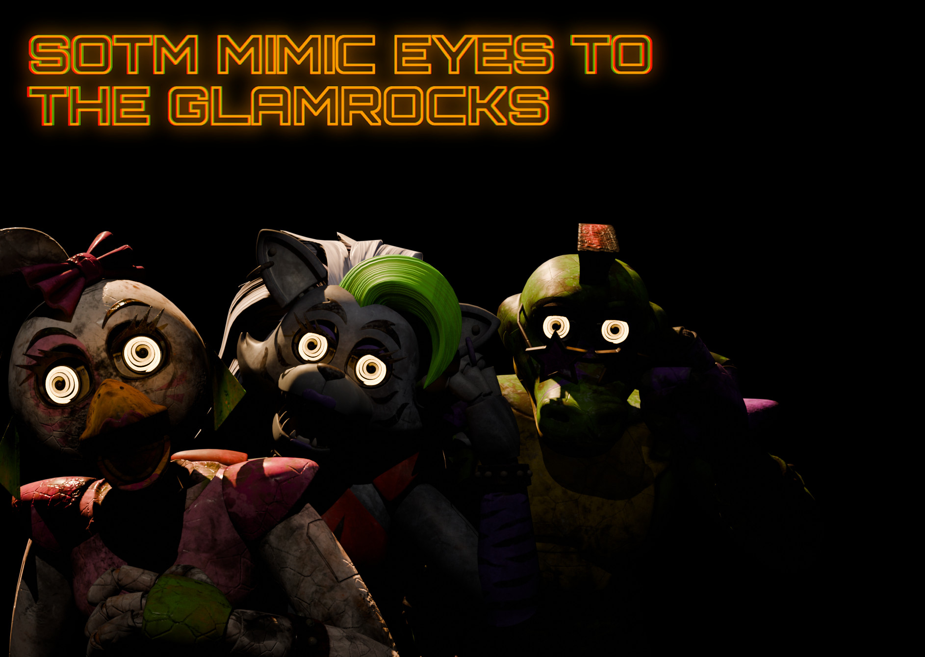 MIMIC Eyes for the Glamrocks: RUIN UPDATE Mod for Five Nights at Freddy ...