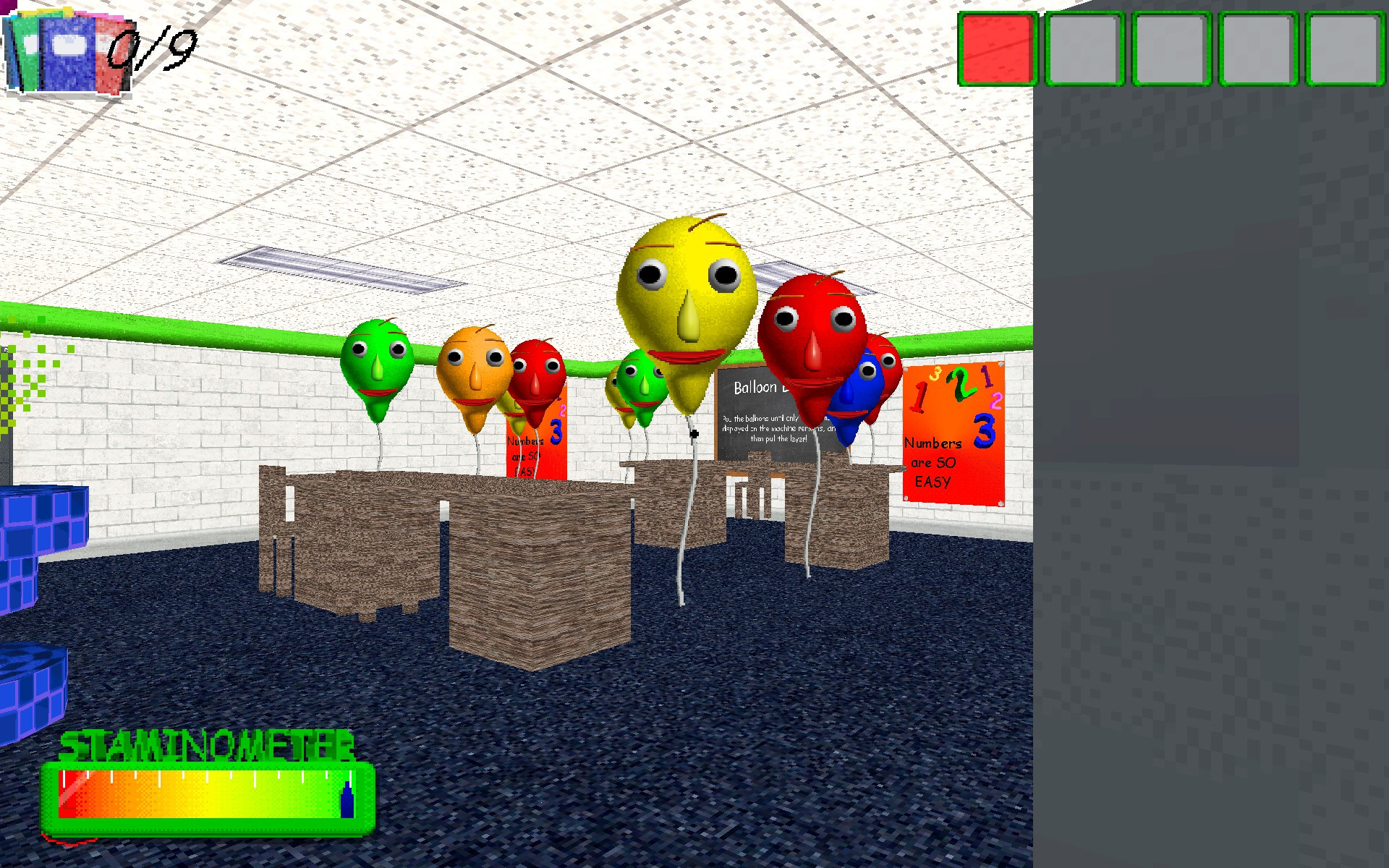 Balloon Buster With Baldi's Face Mod for Baldi's Basics | Baldi Mods