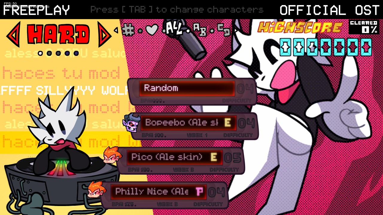 FNF Aless The Wolf Character Mobile (skin) 1.0 WIP Mod for Friday Night ...