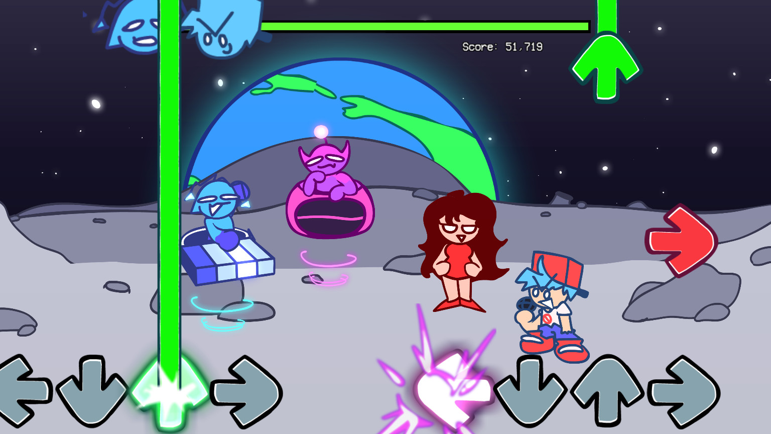 FNF ON THE FREAKIN' MOON (Oneshot) Mod for Friday Night Funkin' | FNF Mods