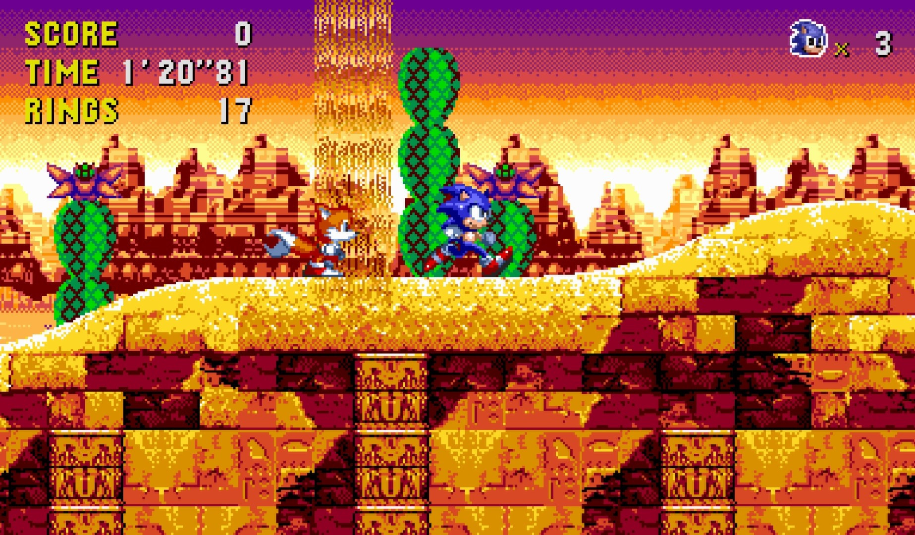 SOZ ACT 1 Desert Dazzle Mod for Sonic 3 A.I.R. | S3AIR Mods