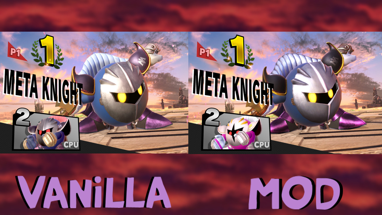 Meta Knight's Eye Movements Mod for Super Smash Bros. Ultimate | SSBU Mods
