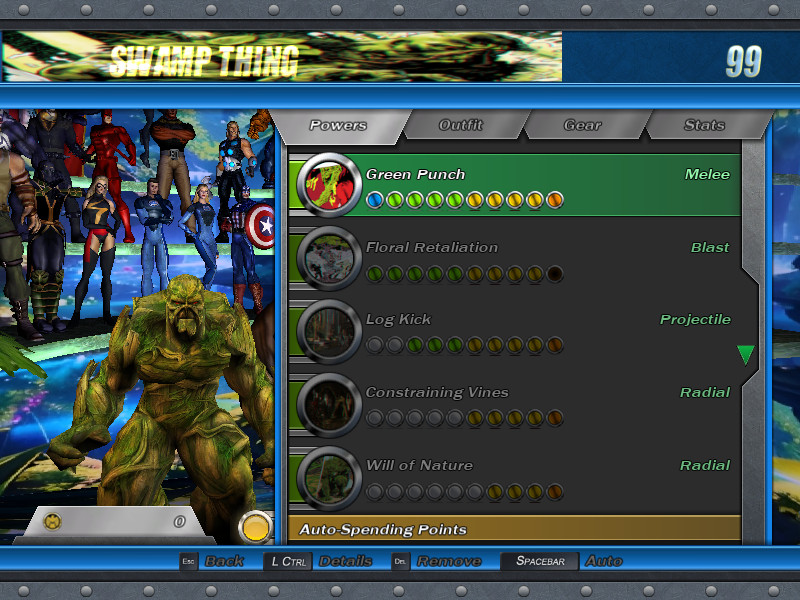Swamp Thing (DC Comics) Mod for Marvel: Ultimate Alliance | MUA Mods