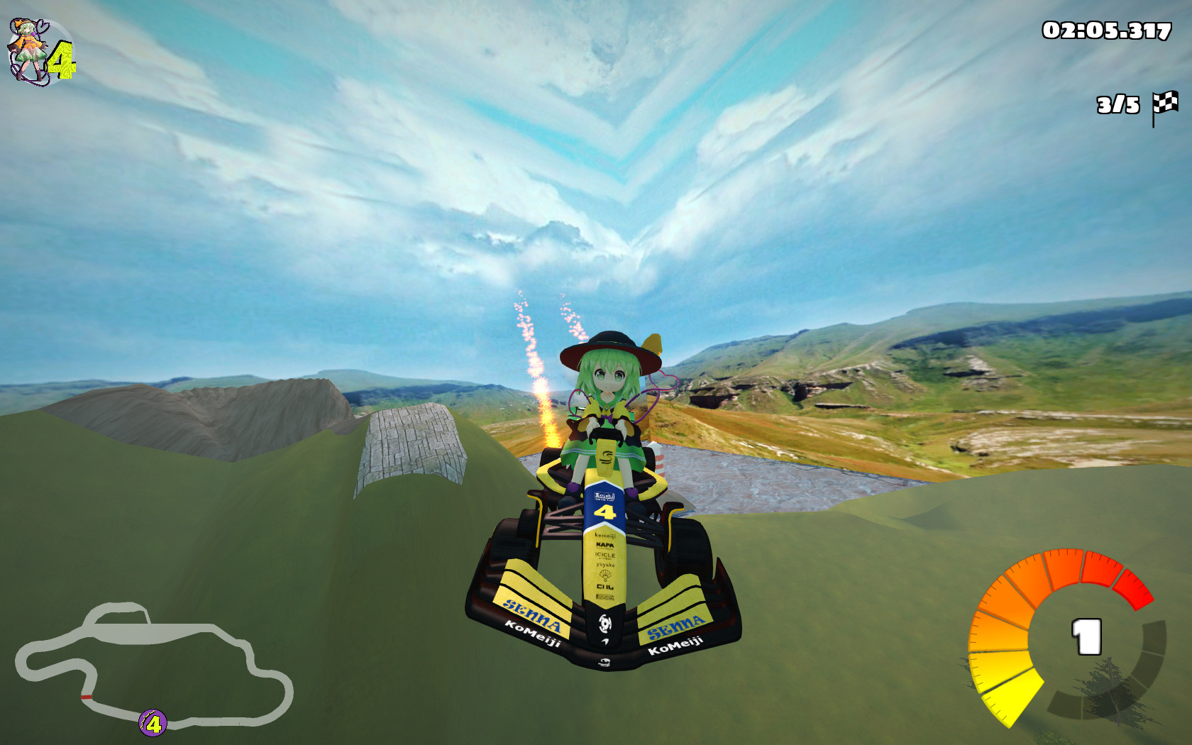 Koishi Komeiji #SuperTuxKart #Touhou Mod for SuperTuxKart | STK Mods