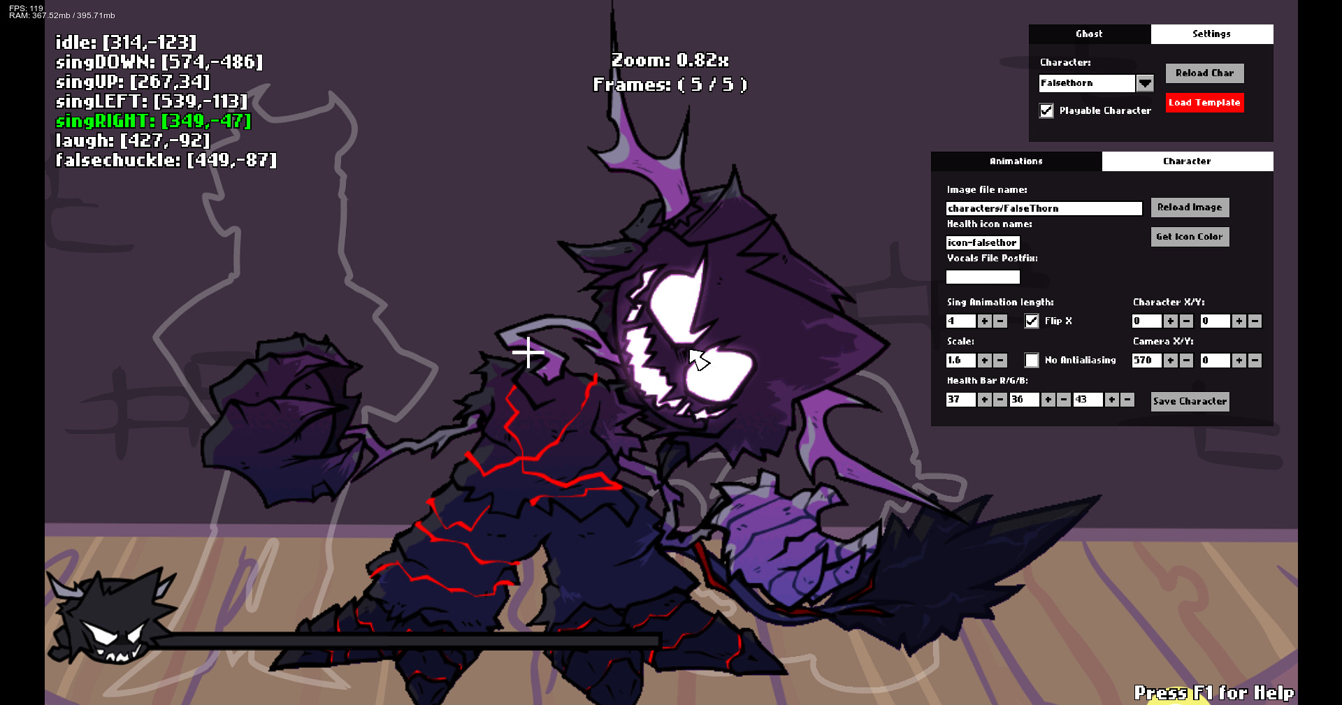 Falsethorn Sprites And JSONs Mod for Friday Night Funkin' | FNF Mods