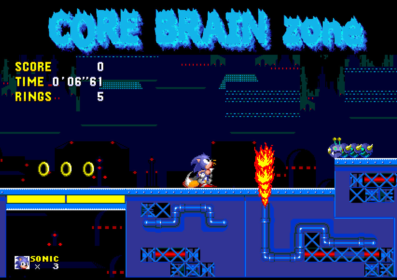 CORE Brain zone Mod for Sonic the Hedgehog Forever | S1F Mods