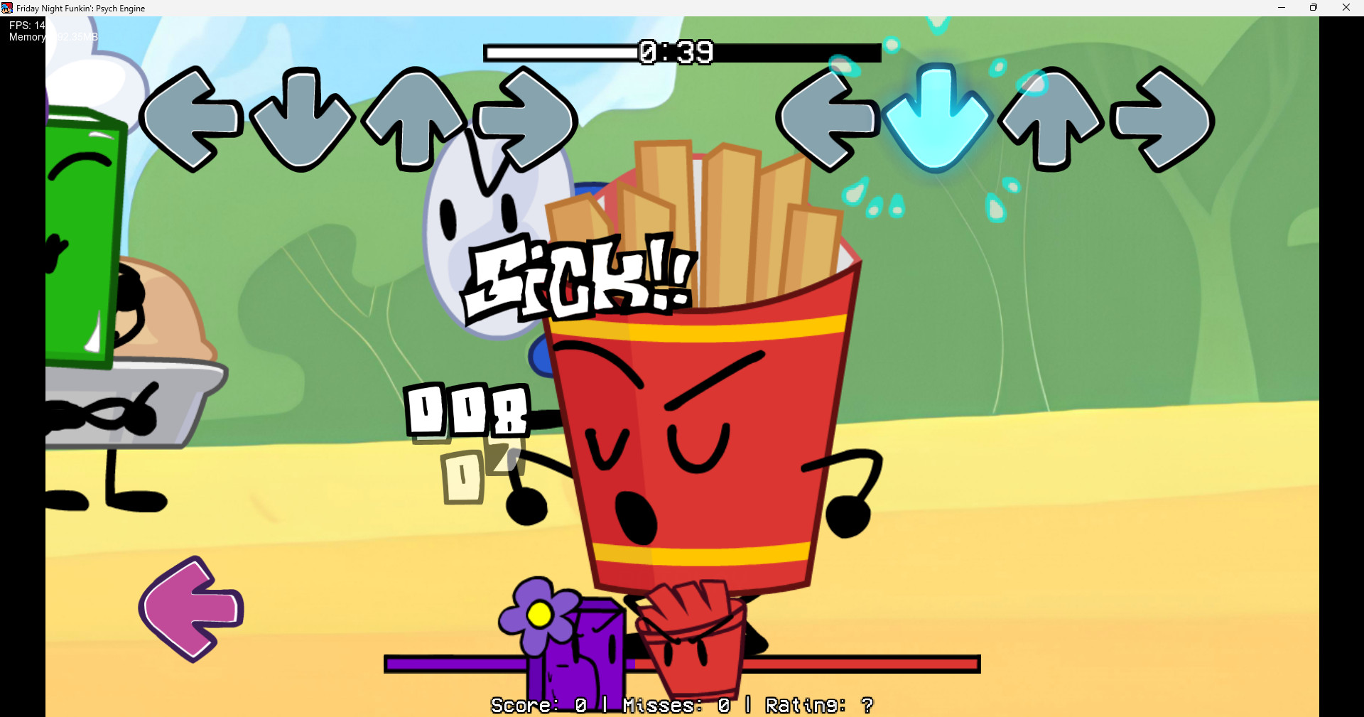 Playable Fries Mod for Friday Night Funkin' | FNF Mods
