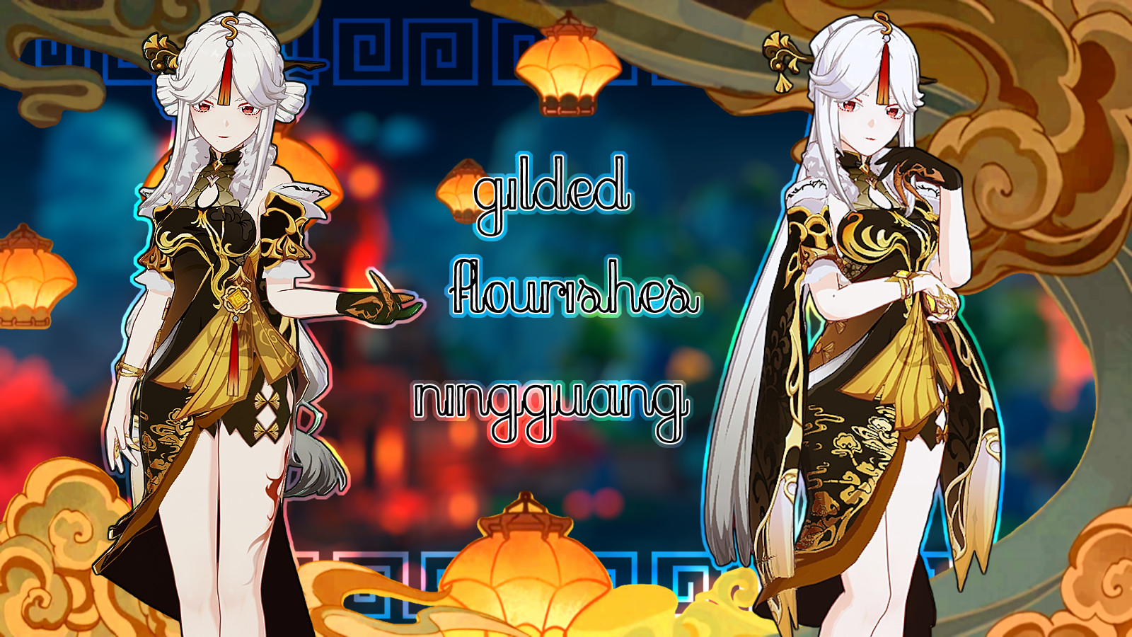 gilded flourishes ningguang Mod for Genshin Impact | GI Mods