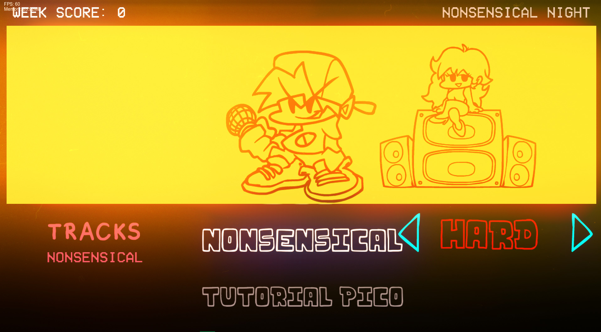 Nonsensical Night Mod for Friday Night Funkin' | FNF Mods