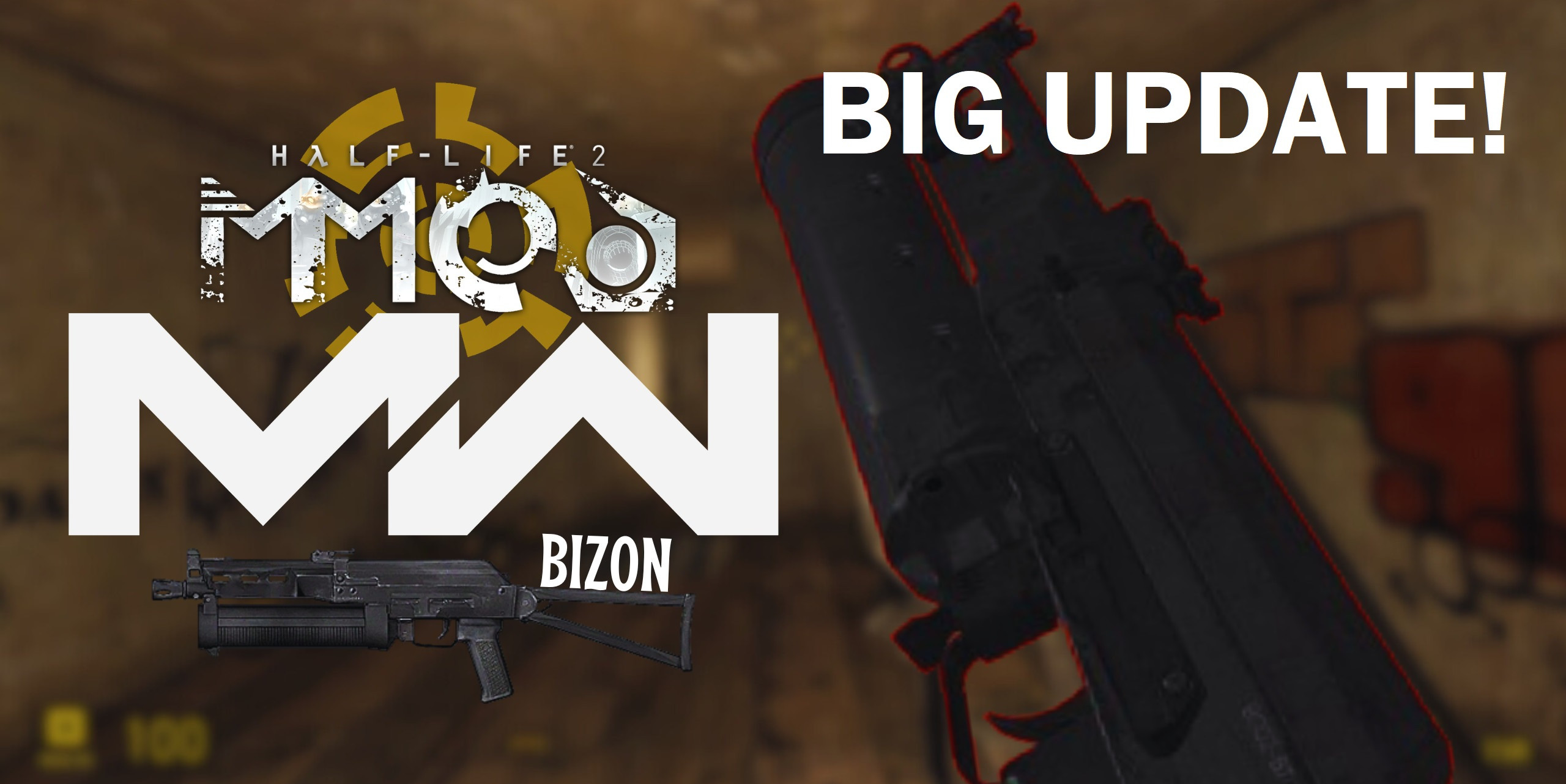 MW2019 - PP-19 Bizon - UPDATE Mod for Half-Life 2: MMod | HL2:MMod Mods