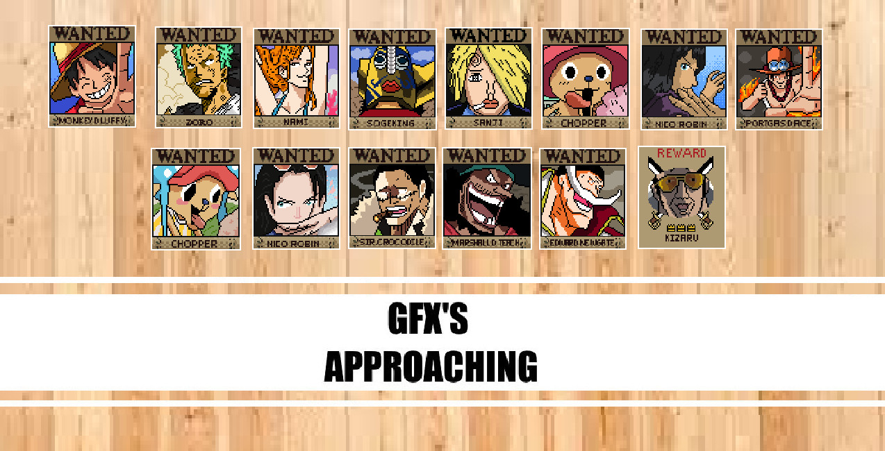 reward posters (One piece)(CMC+) Mod for Super Smash Bros. Crusade ...