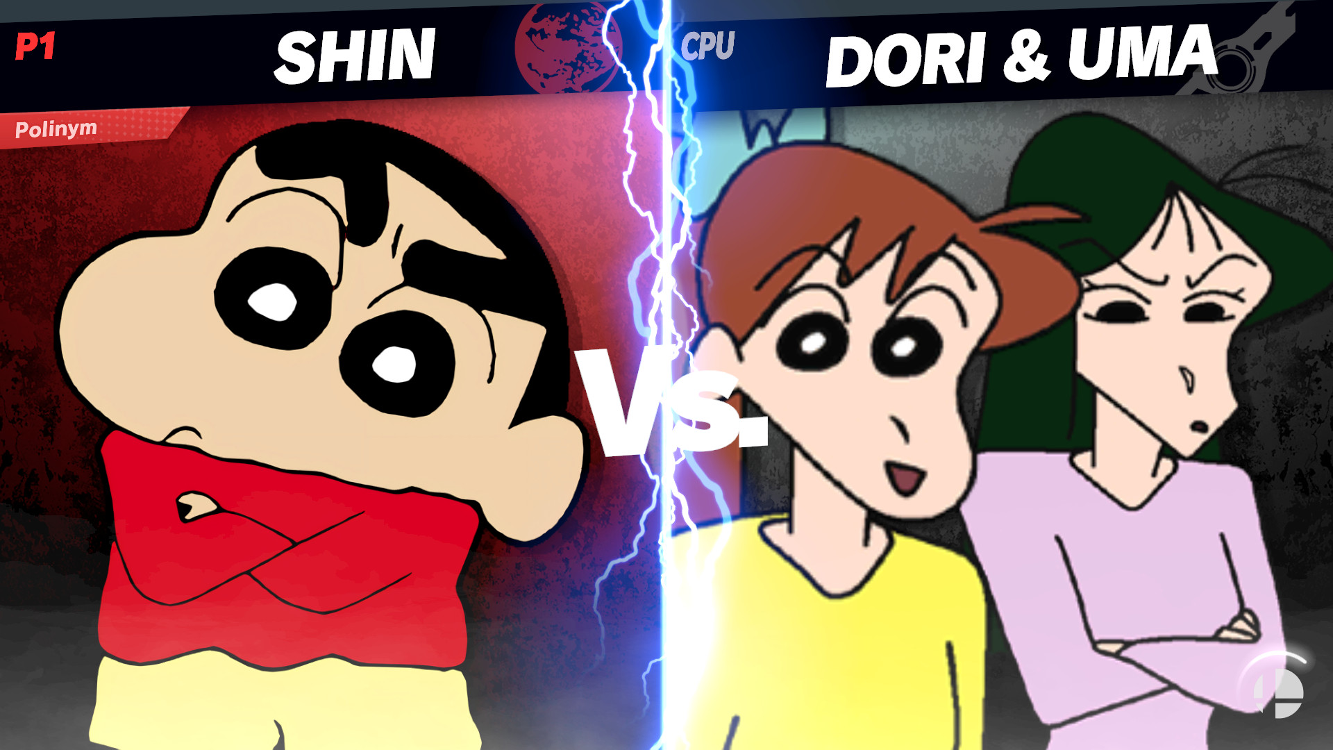 Crayon Shin Chan / Shinnosuke over Lucas Mod for Super Smash Bros ...