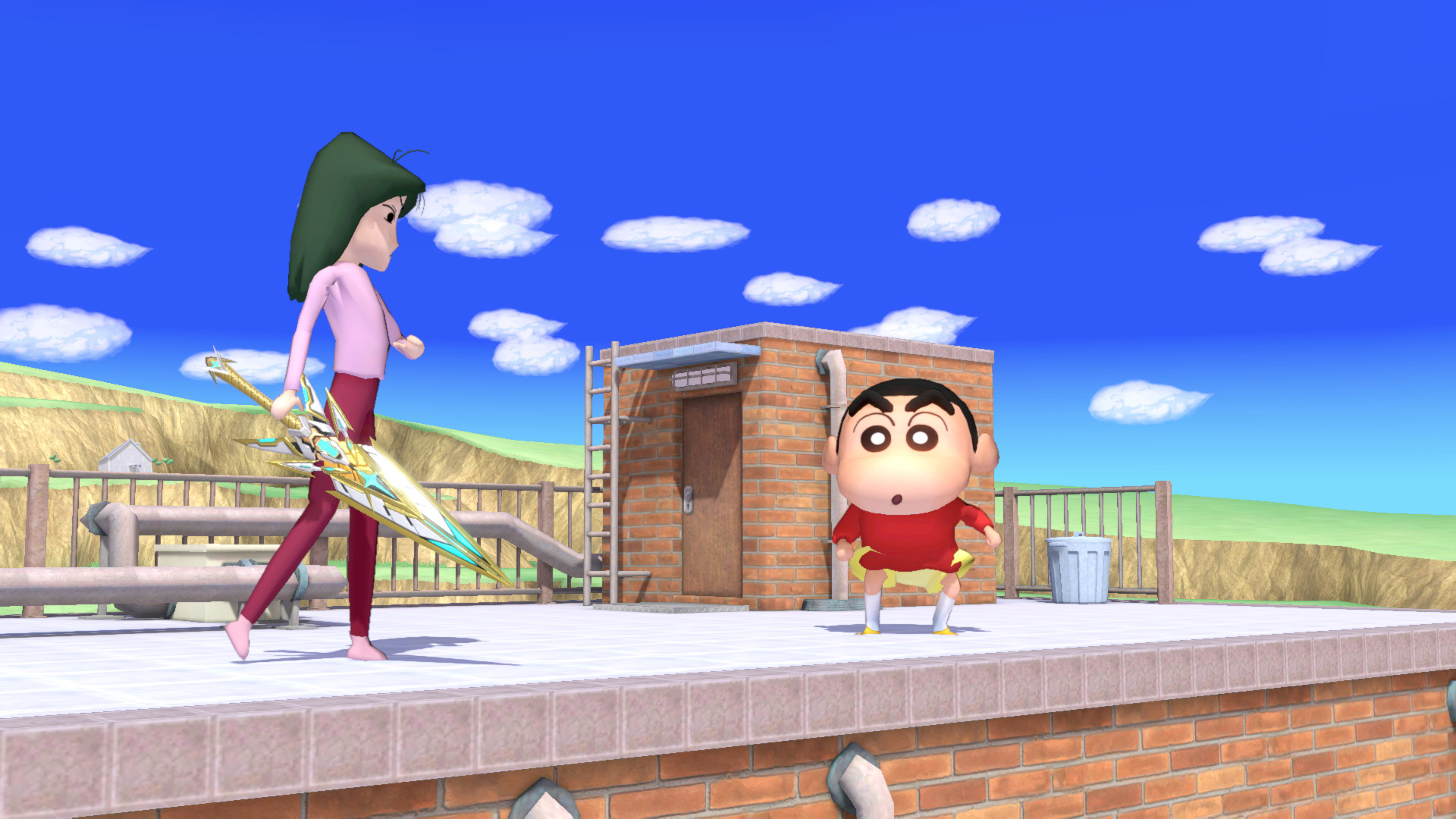 Crayon Shin Chan / Shinnosuke over Lucas Mod for Super Smash Bros ...