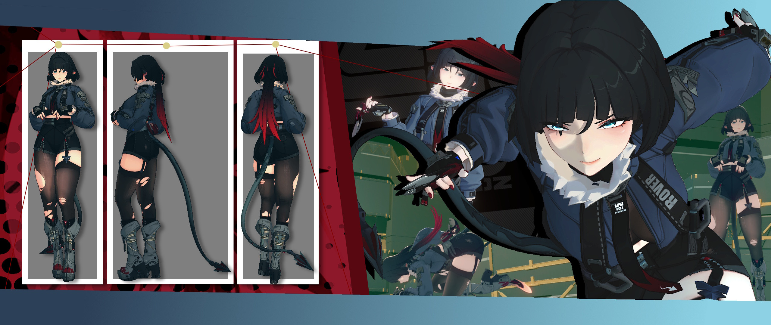 Wings Jane Doe Edit Mod for Zenless Zone Zero | ZZZ Mods