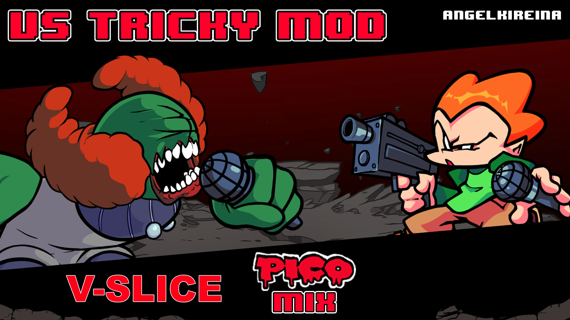 [EXPURGATION ADDED!] FNF TRICKY PICO MIX [v-slice] Mod for Friday Night Funkin' | FNF Mods