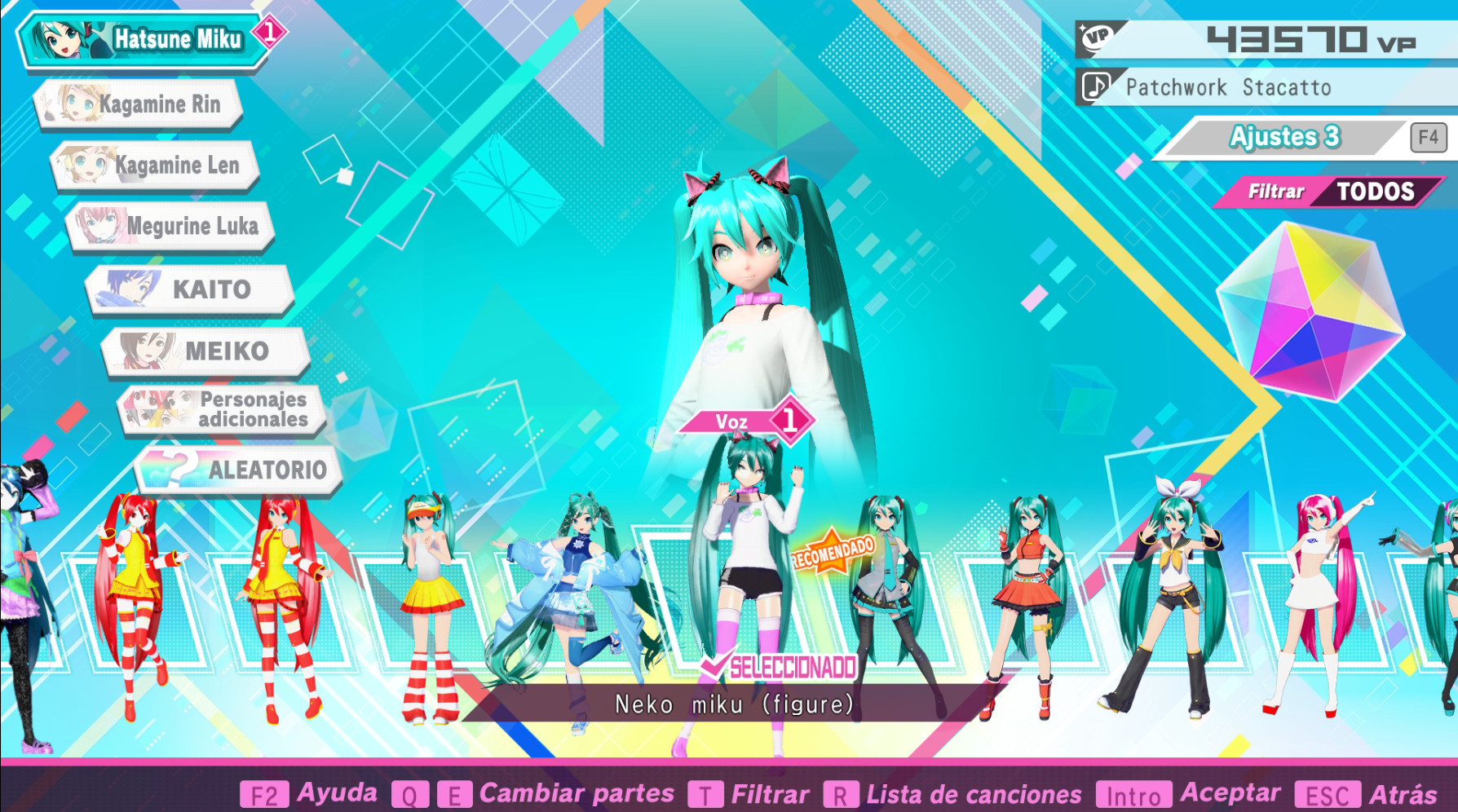 Neko miku figure module Mod for Hatsune Miku: Project DIVA Mega Mix+ ...