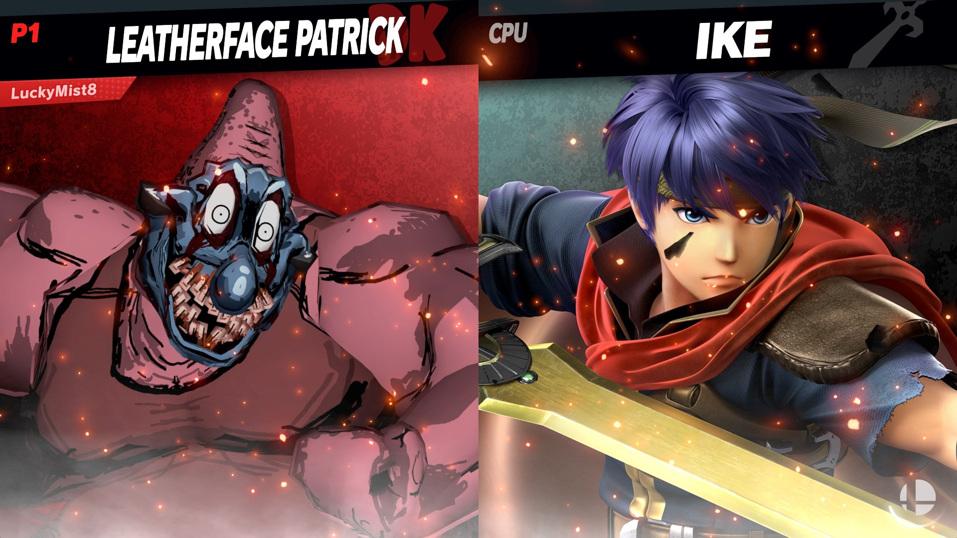 Leatherface Patrick/Horrortales Patrick Mod for Super Smash Bros ...