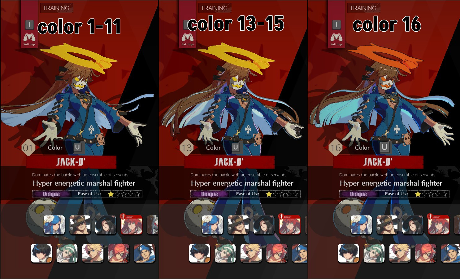 XRD color 3 inspired Jack-O' Mod for GUILTY GEAR -STRIVE- | GGST Mods