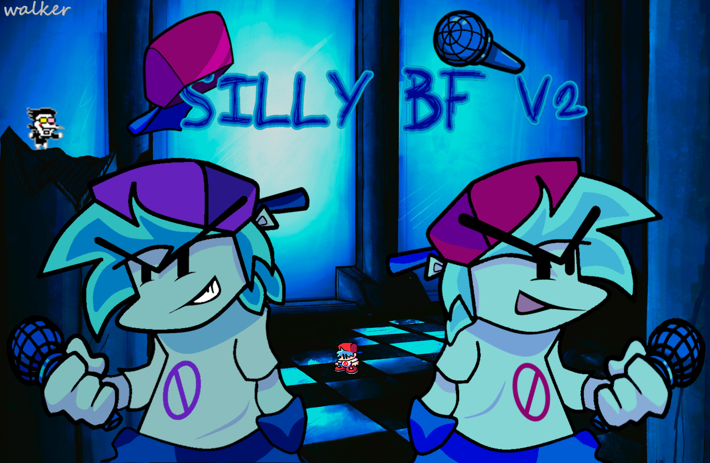 Silly BF V2 Mod for Friday Night Funkin' | FNF Mods