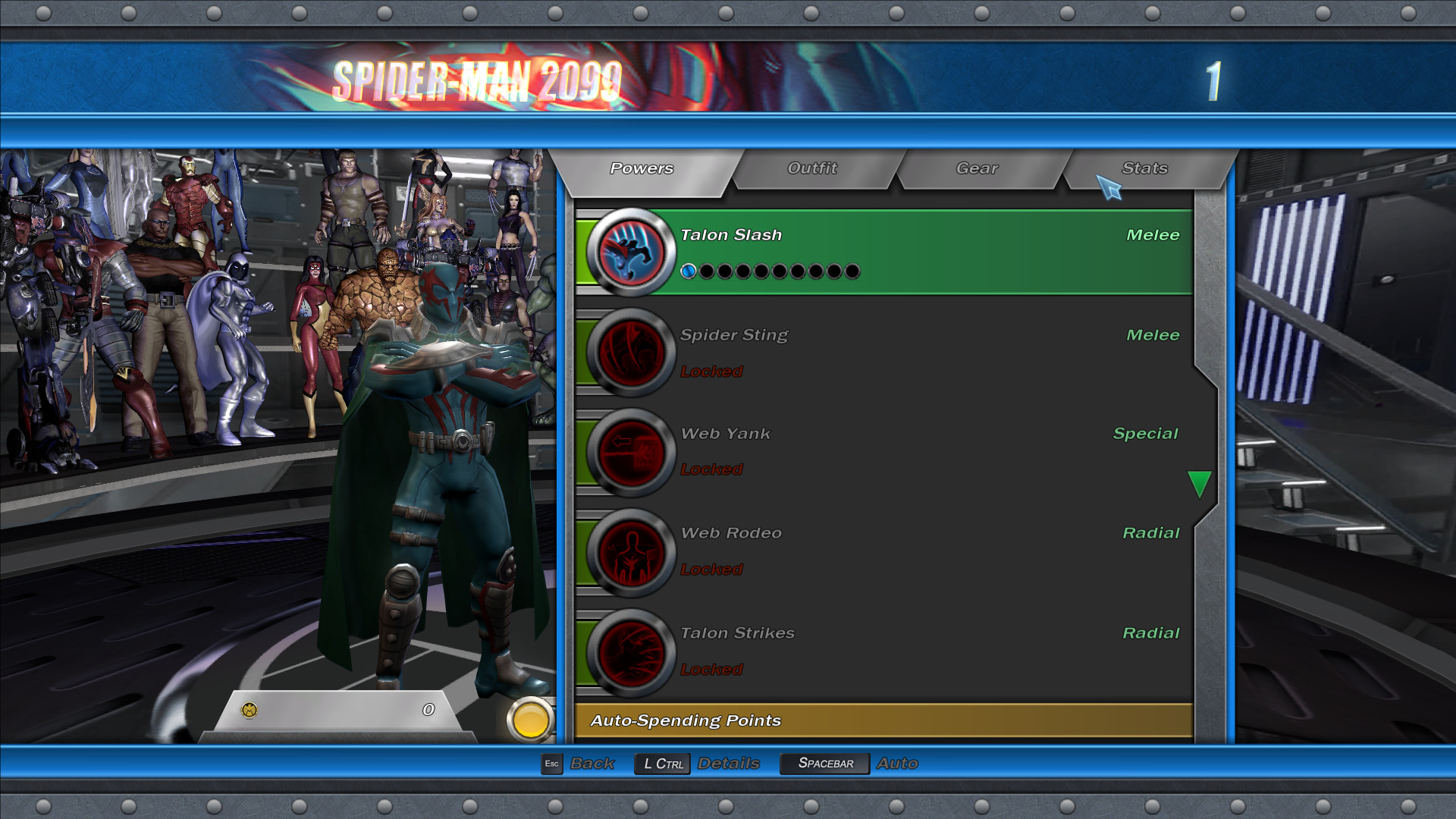 MFF Arachknight 2099 Mod for Marvel: Ultimate Alliance | MUA Mods