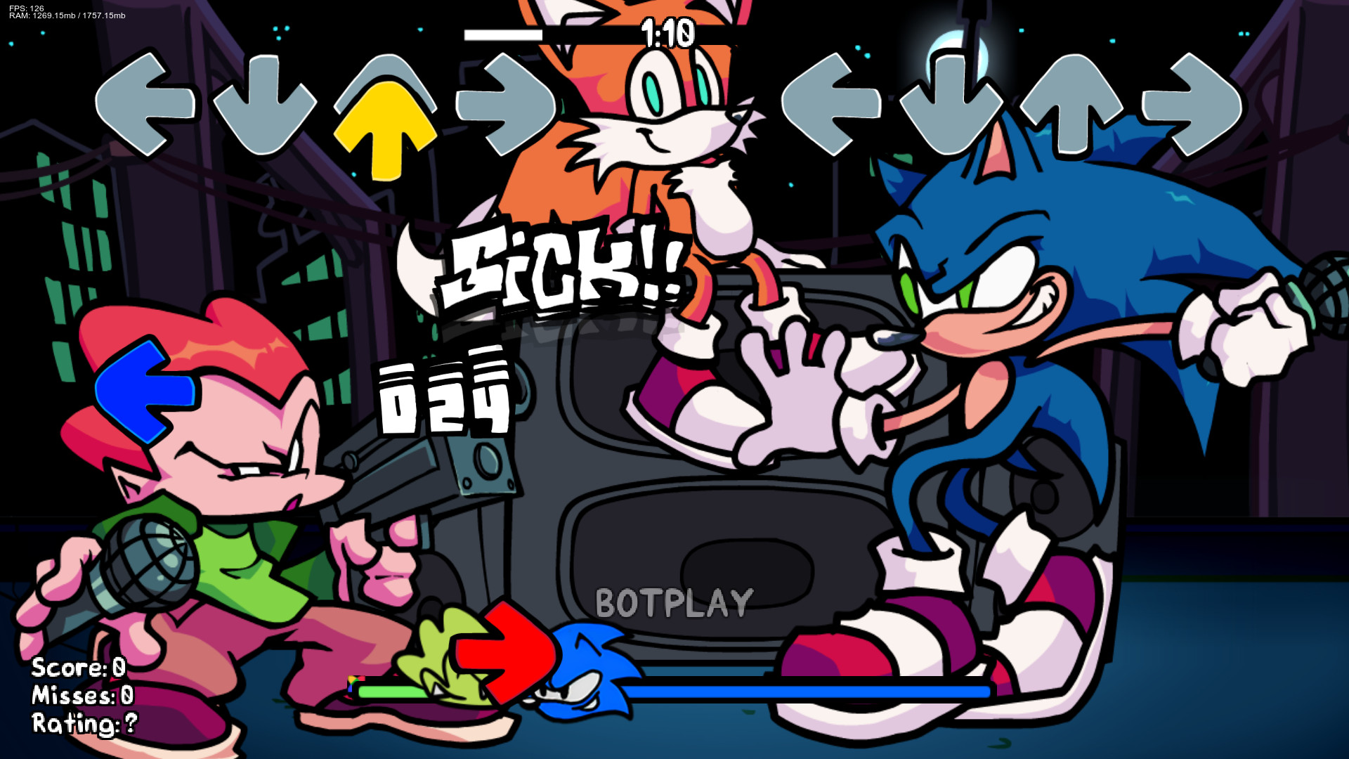 Sonic Song Pack For P-Slice Mod for Friday Night Funkin' | FNF Mods