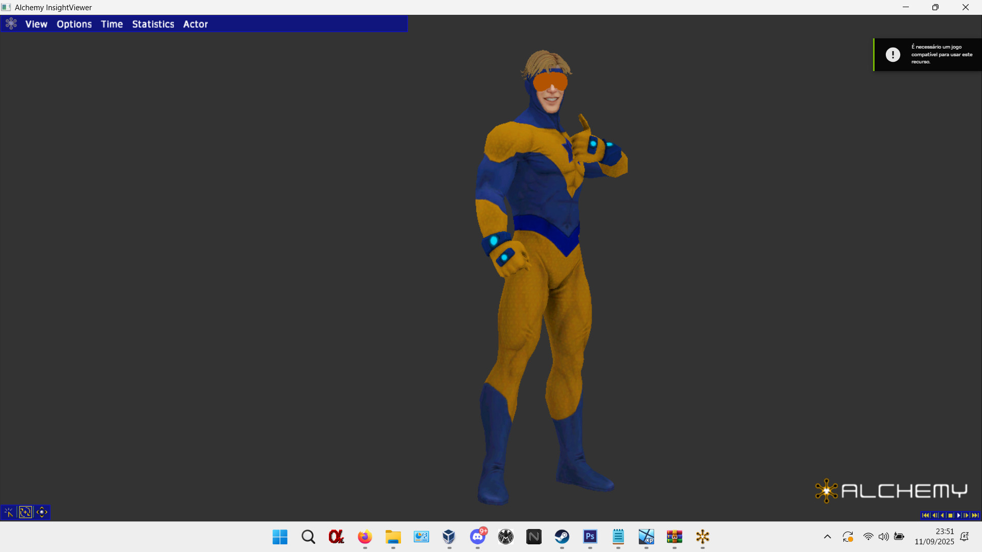 Booster Gold - DC Legends Skin Mod for Marvel: Ultimate Alliance | MUA Mods