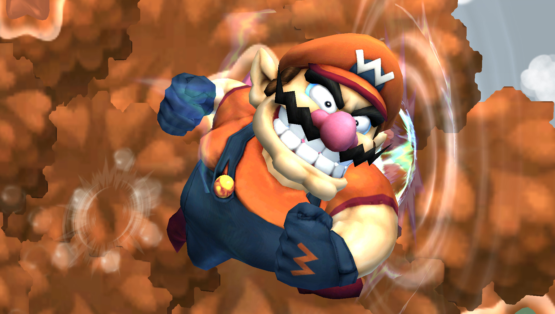 Orange Wario Mod for Super Smash Bros. Brawl | Brawl Mods