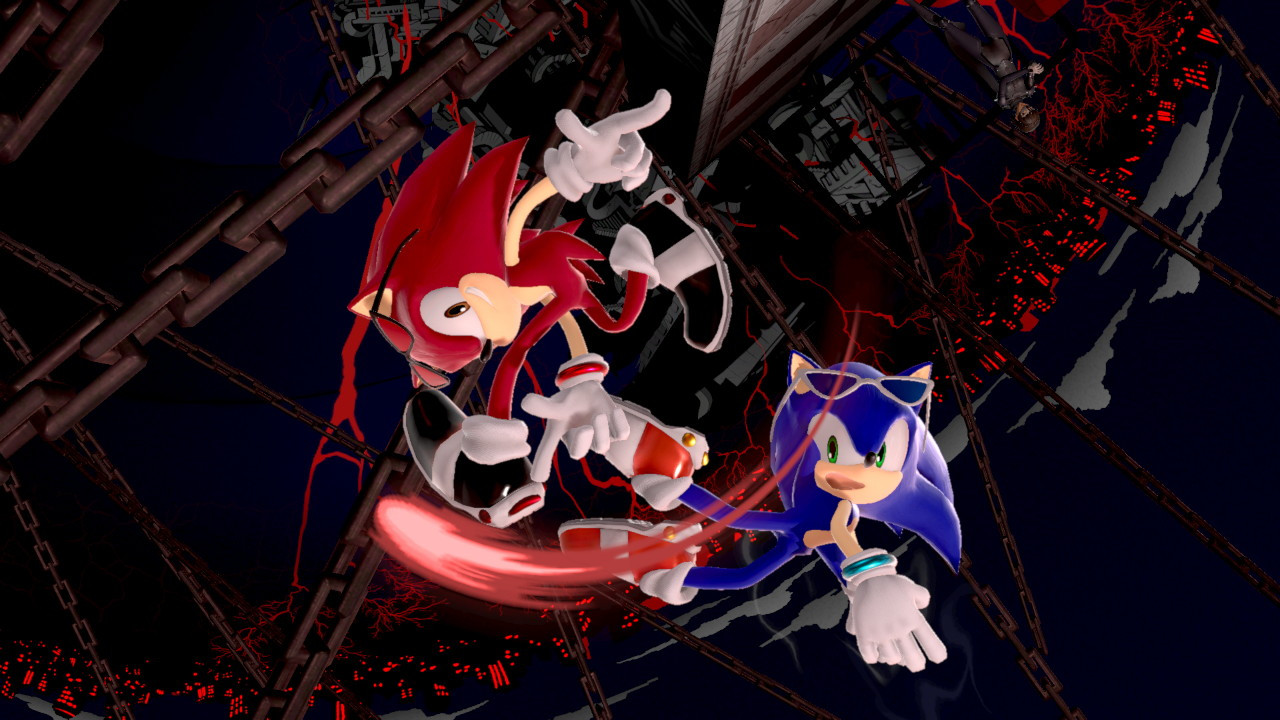 Shadowed's Red SA1 Sonic Retexture Mod for Super Smash Bros. Ultimate ...