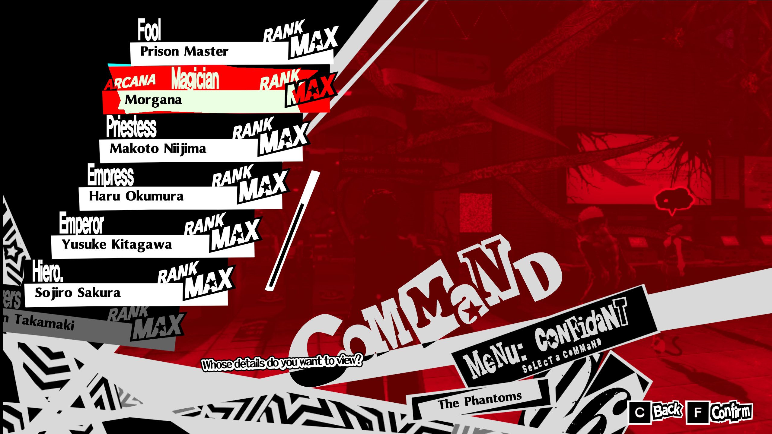 No Joker In Menus Mod for Persona 5 Royal (PC) | P5R (PC) Mods