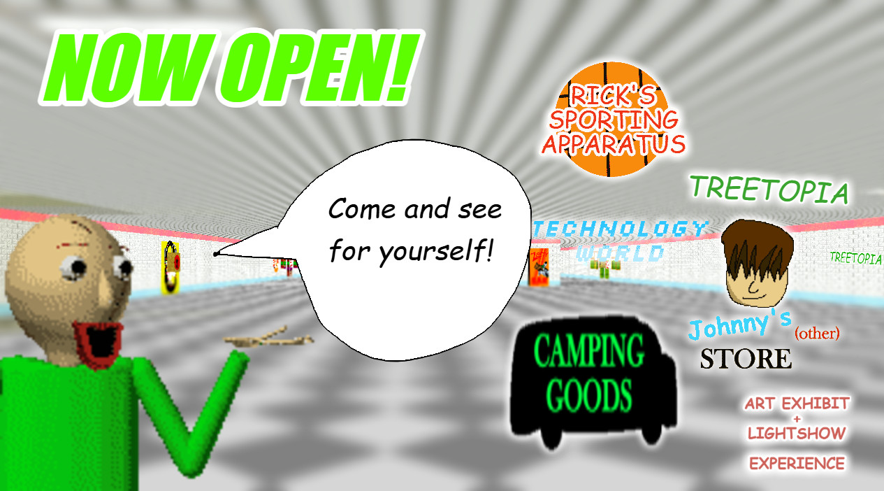 Baldi's Mini Mall. Mod for Baldi's Basics | Baldi Mods